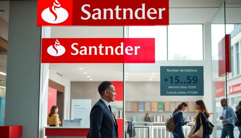 Banco Santander NÚMERO TELÉFONO y FORMAS de CONTACTO