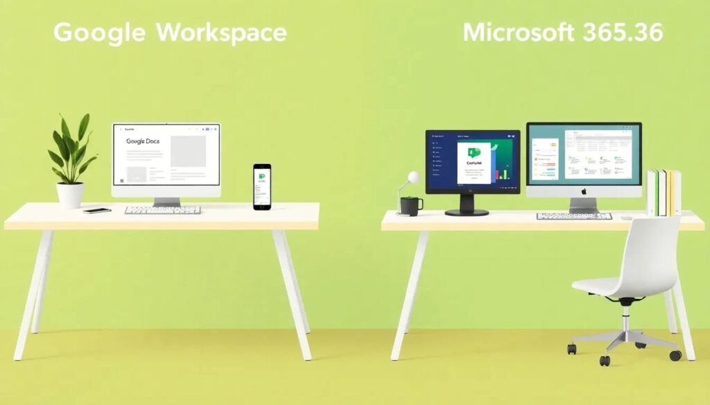 Google Workspace vs Microsoft 365: ¿Cuál elegir para tu NEGOCIO?